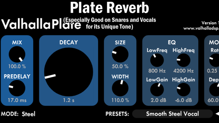 What is Plate Reverb - How to Use it in Your Mix - Music Guy Mixing