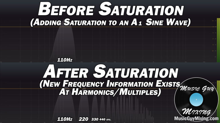 What Does Saturation Do and How to Use It - Music Guy Mixing