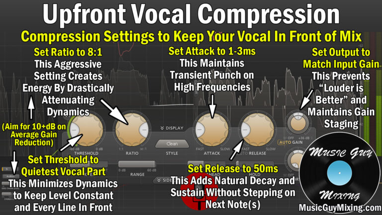 How to Make a Vocal Up Front in the Mix - Music Guy Mixing