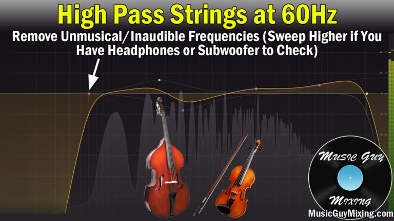 How to EQ Strings - Your Strings EQ Cheat Sheet - Music Guy Mixing