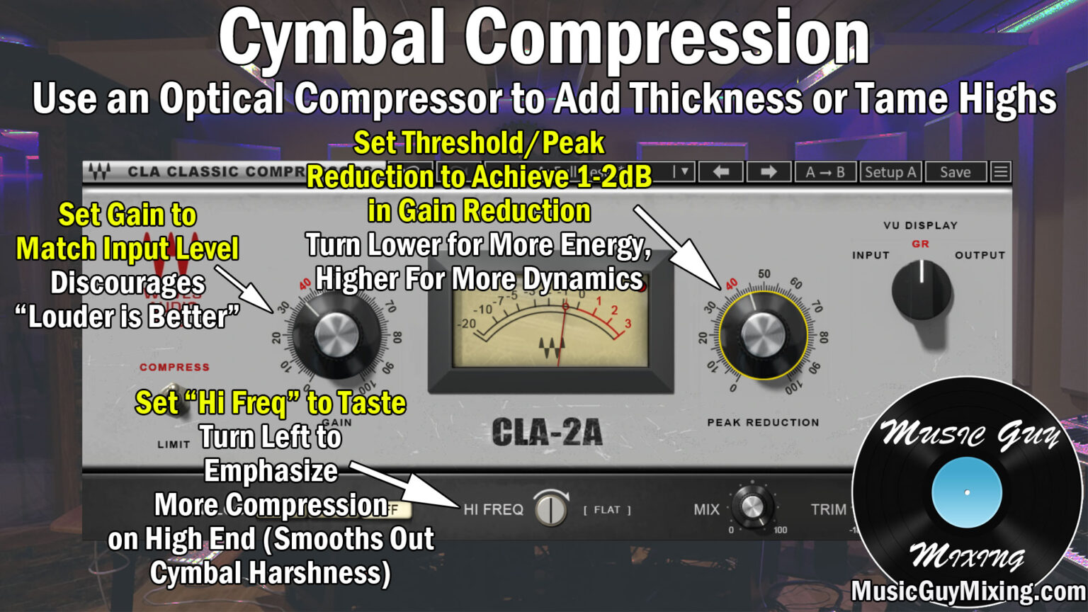 Drum Compression Chart - How to Compress Every Drum Guide - Music Guy ...