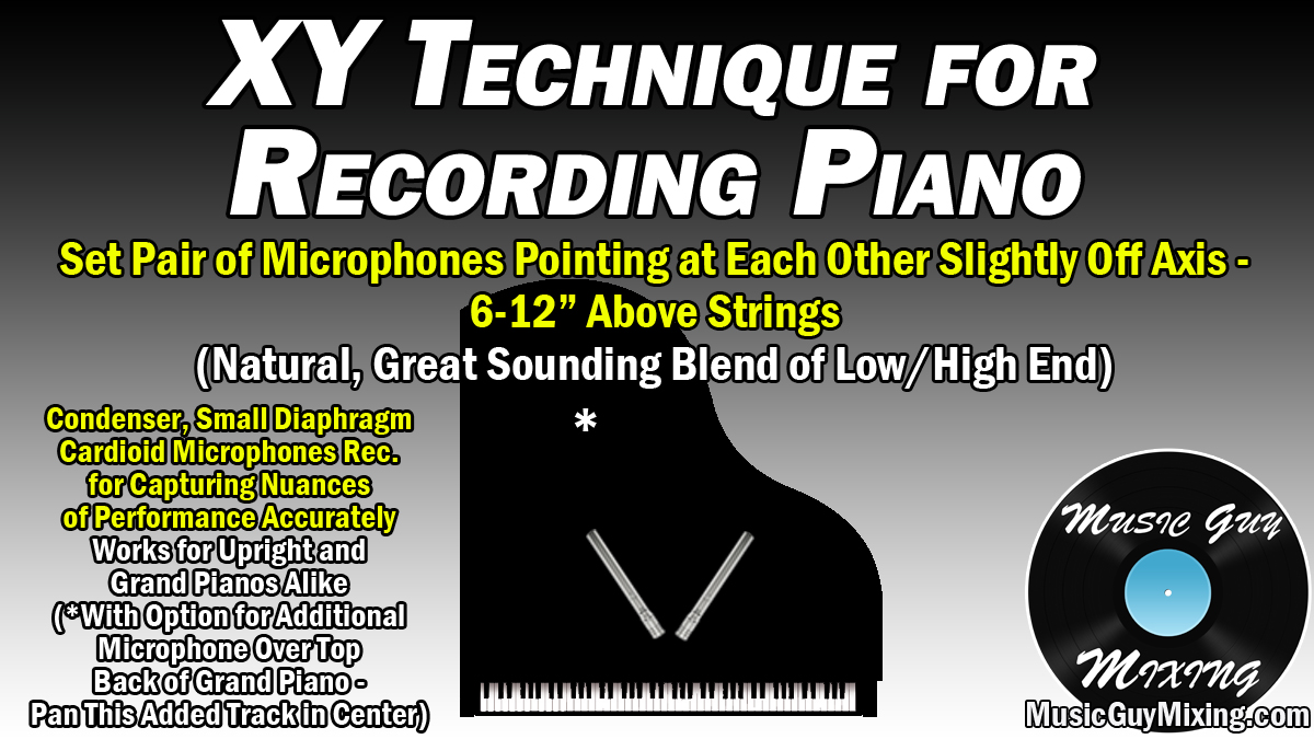 XY Recording Technique - How to Do It - Music Guy Mixing
