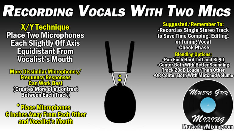 Recording Vocals With Two Mics - A Complete Guide - Music Guy Mixing